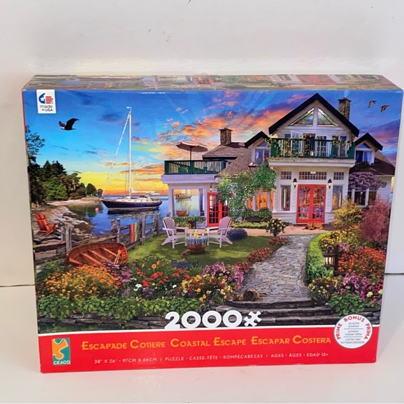 ceaco | Games | Ceaco Coastal Escape 200 Piece Jigsaw Puzzle With ...
